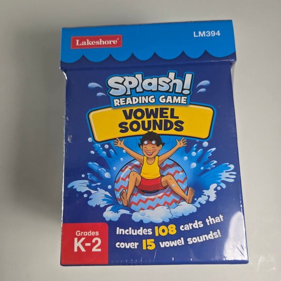 Lakeshore | Toys | Lakeshore Splash Reading Game Vowel Sounds K2 Lm394 ...